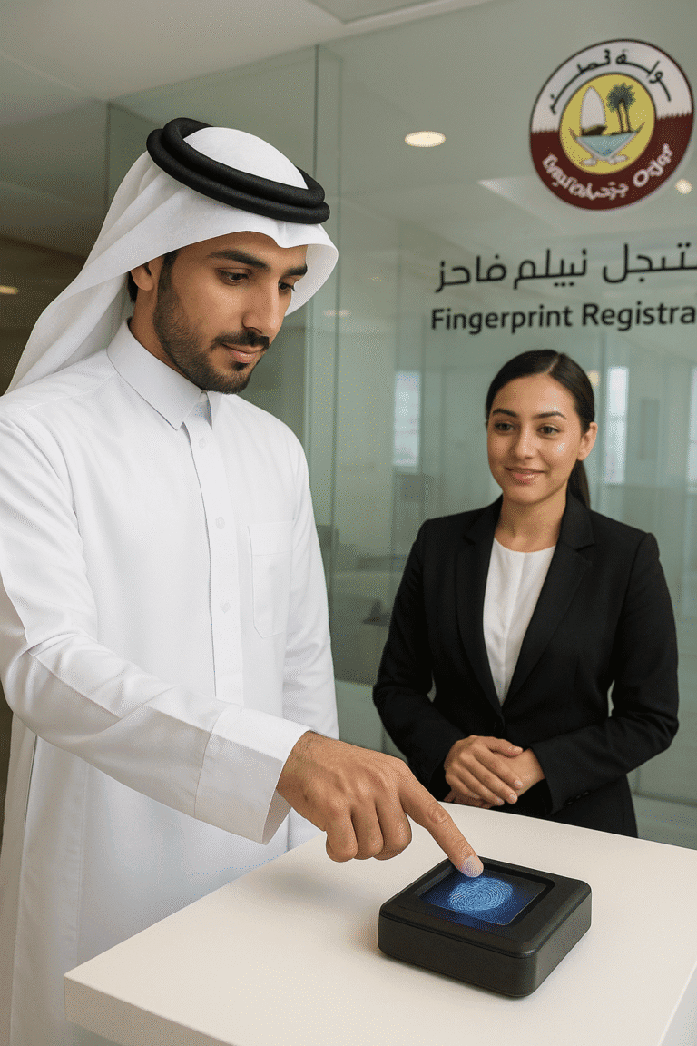 Fingerprint Registration Services in Qatar | Brandex Global